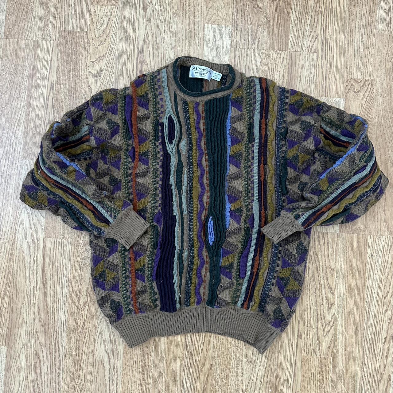 Women’s XS/Small Vintage 90s Coogi like sweater... - Depop