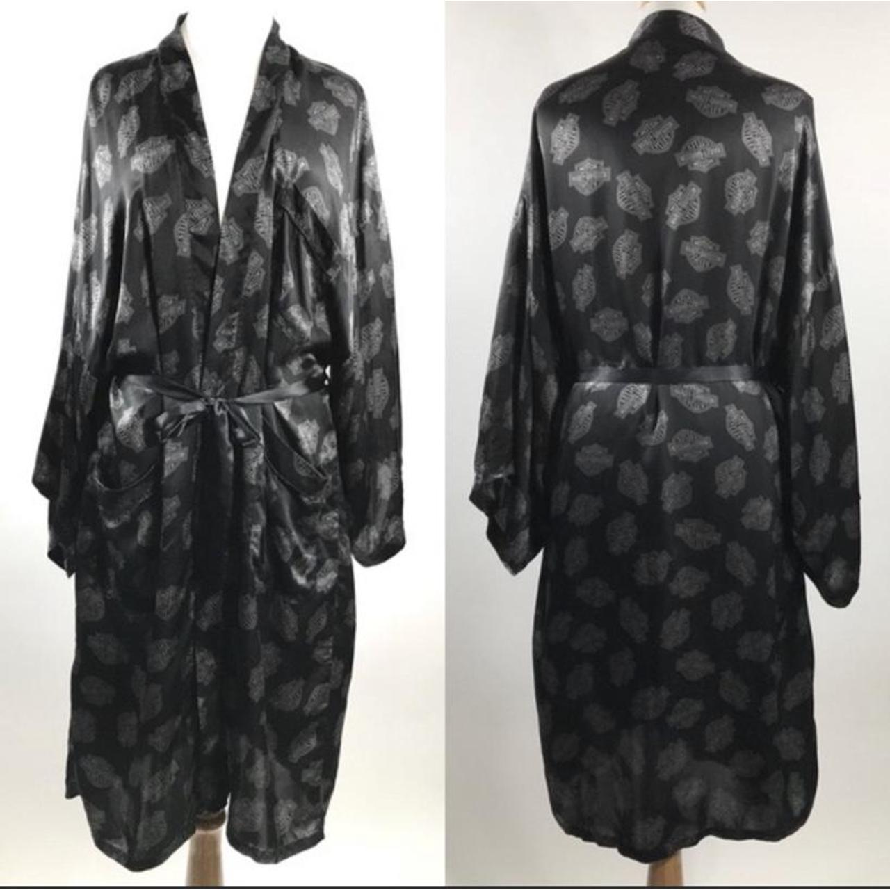 Harley Davidson Robe 100% Silk LUXURIOUS. UNISEX.... - Depop