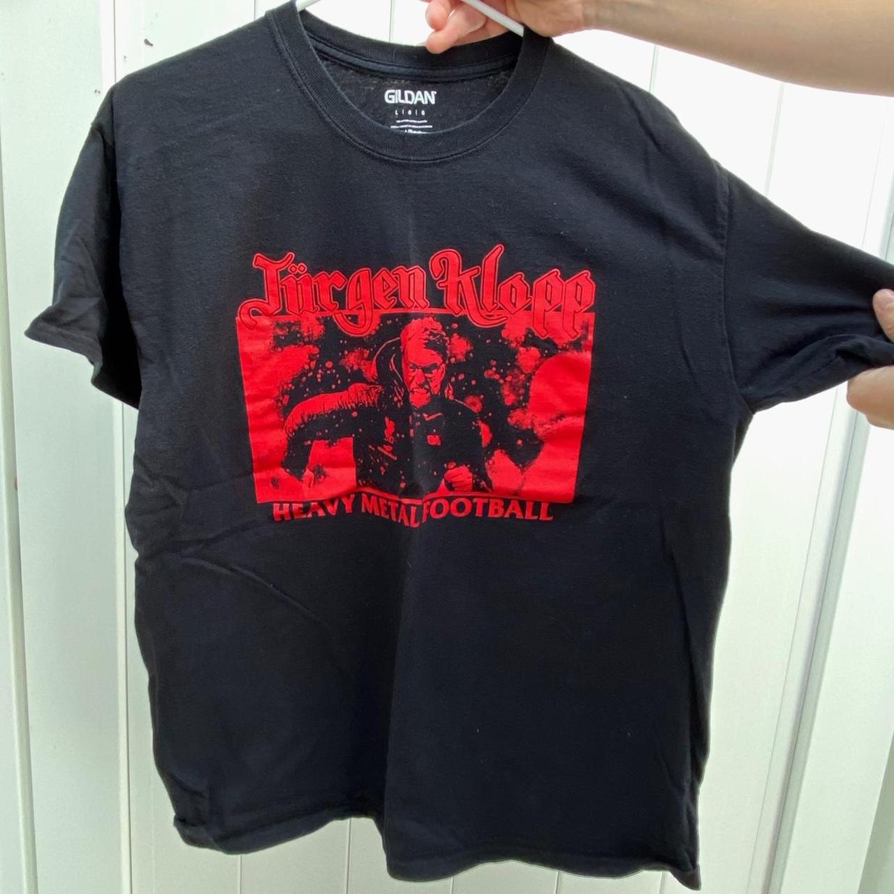 Large Jurgen Klopp “heavy metal football” Liverpool... - Depop
