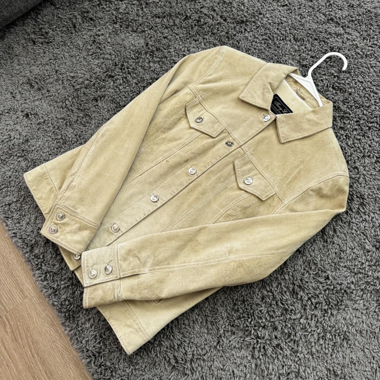 Vintage Suede Button Up Jacket #Vintage #90s #ysk - Depop