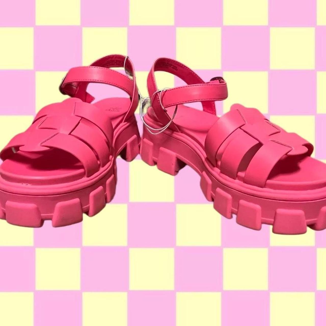 Wild fable bright salmon Avril platform sandals.... - Depop