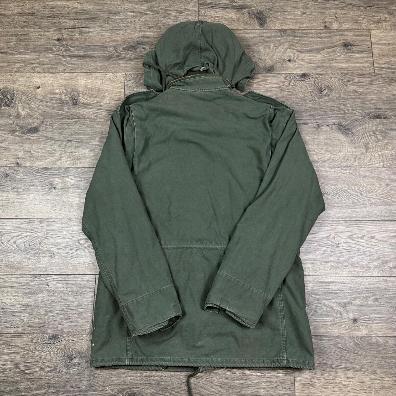 Vintage Rothco M-65 Field Jacket Olive Drab Green... - Depop