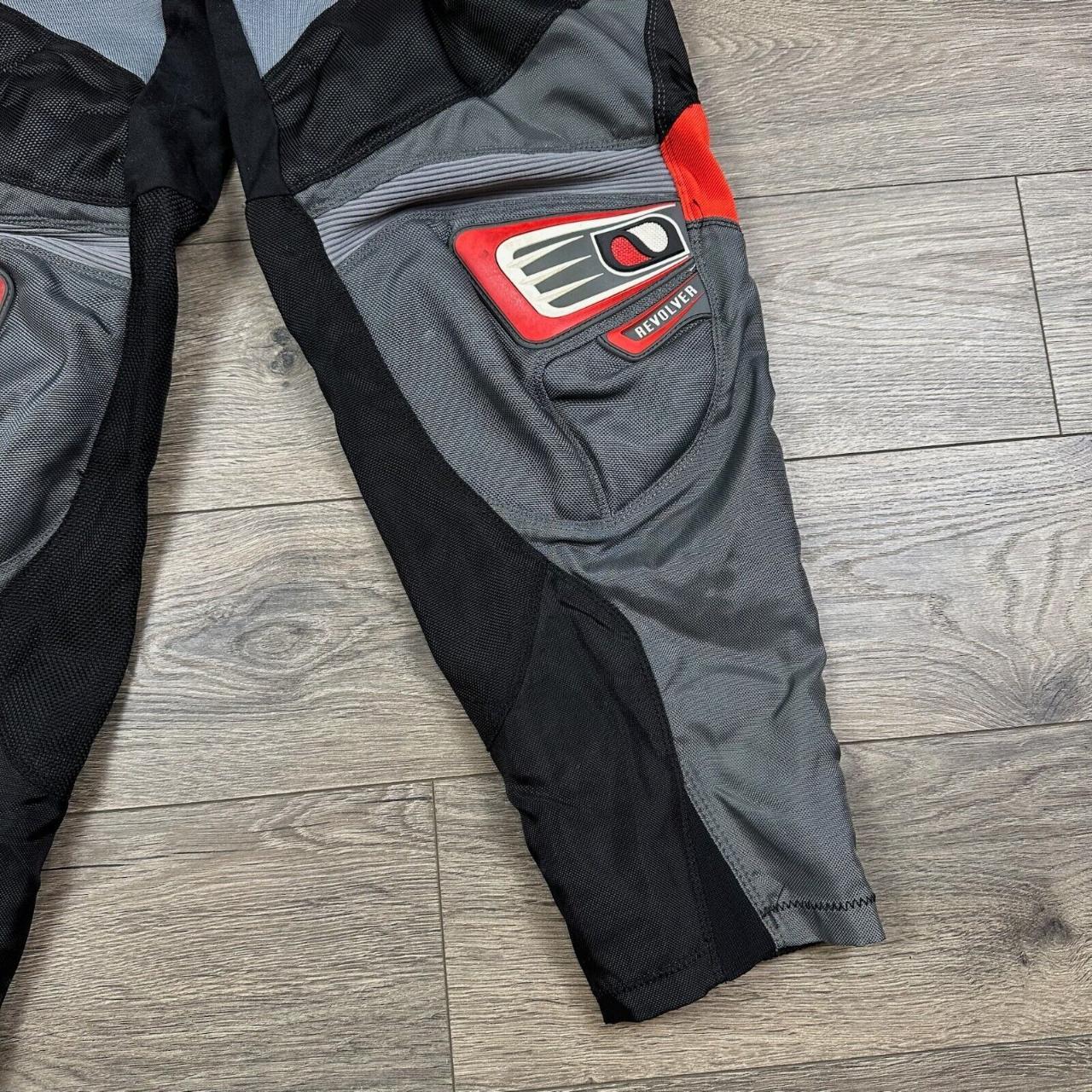 MSR Revolver Motocross Pants Gray Red Dirtbike ATV... - Depop