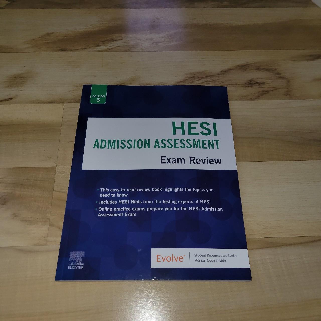 HESI A2 Admission Assessment Exam Review Book UNUSED... - Depop