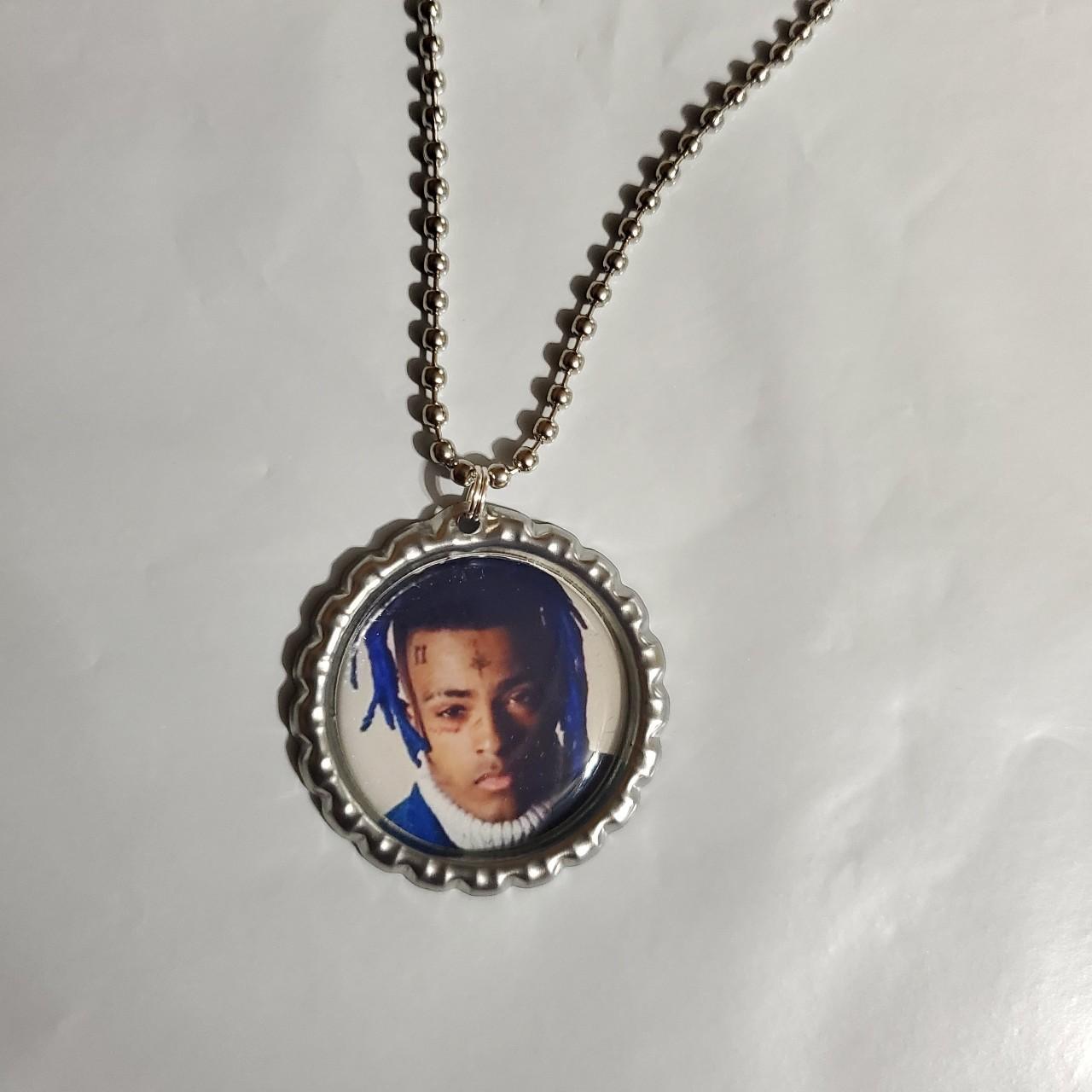 XxxTentacion rapper artist necklaces set of 4 lite... - Depop