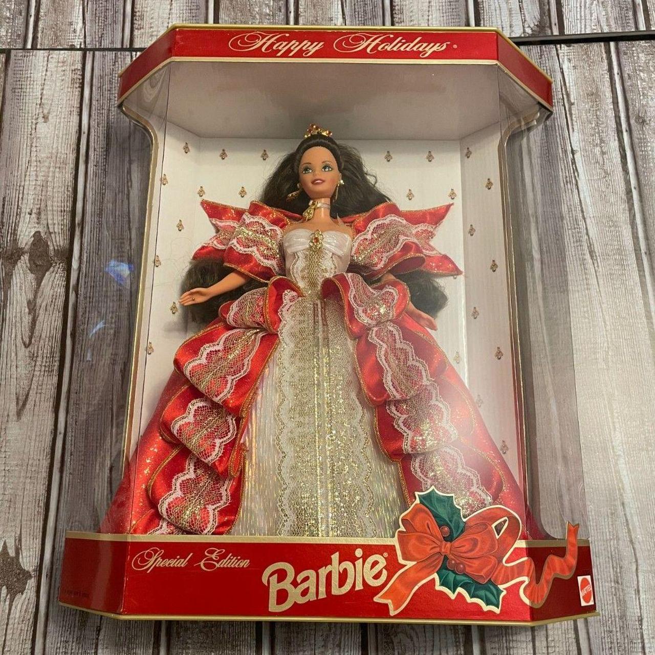Vintage 1997 Happy Holidays Burnette Barbie... | Depop