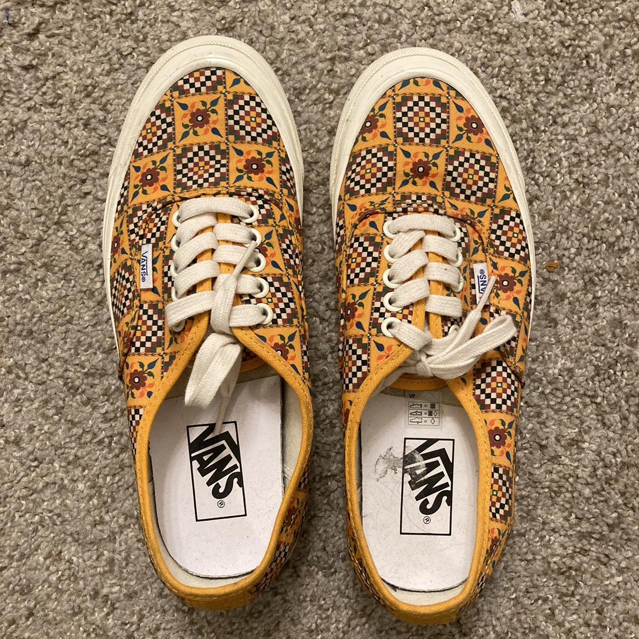 Vans Anaheim factory orange mosaic tile... - Depop