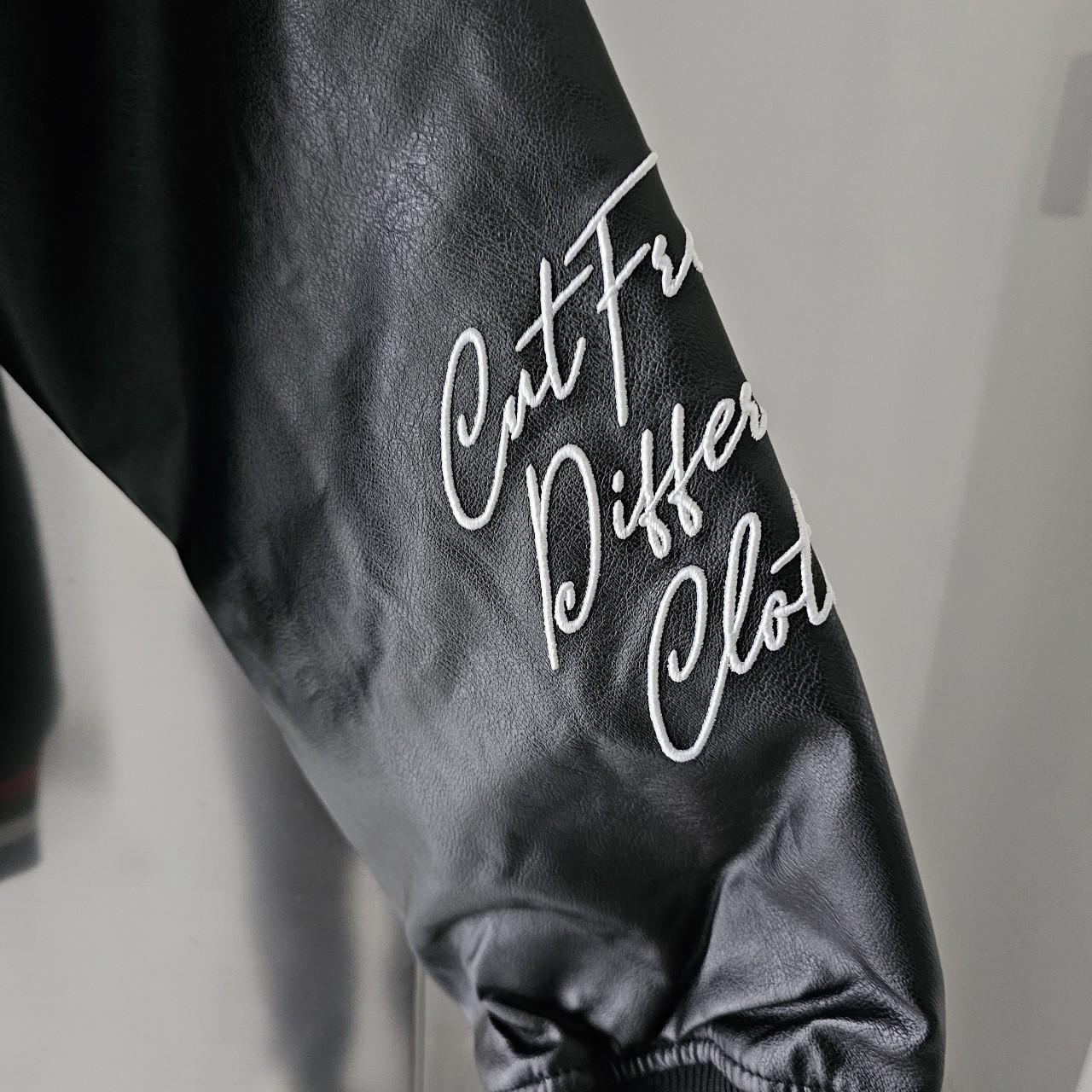 Mercier Varsity Jacket Black/Red Size Large Brand... - Depop