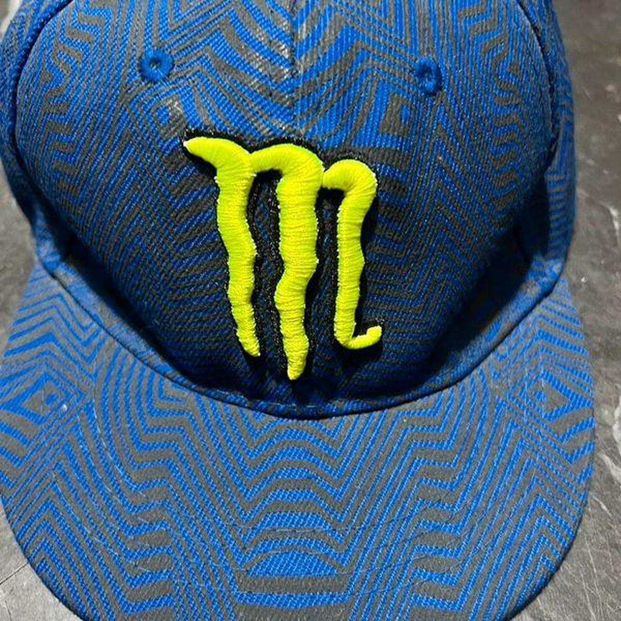 Monster Energy Cap Blue Monster Energy baseball... - Depop