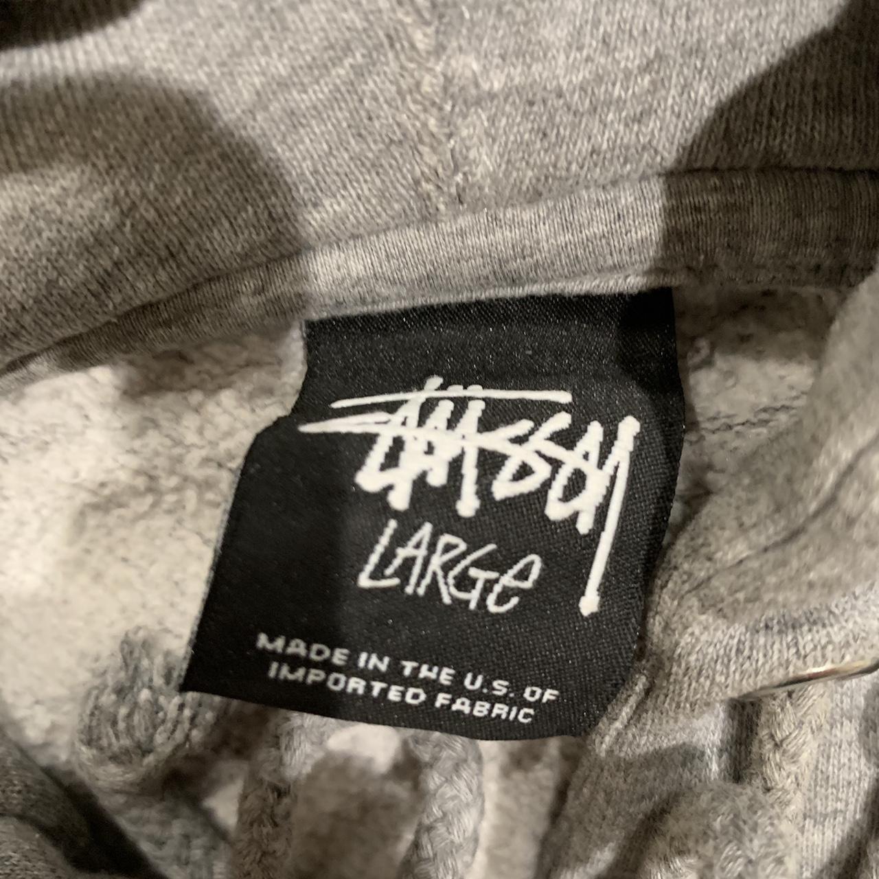Vintage stussy zip up jacket Nice grey color, super... - Depop