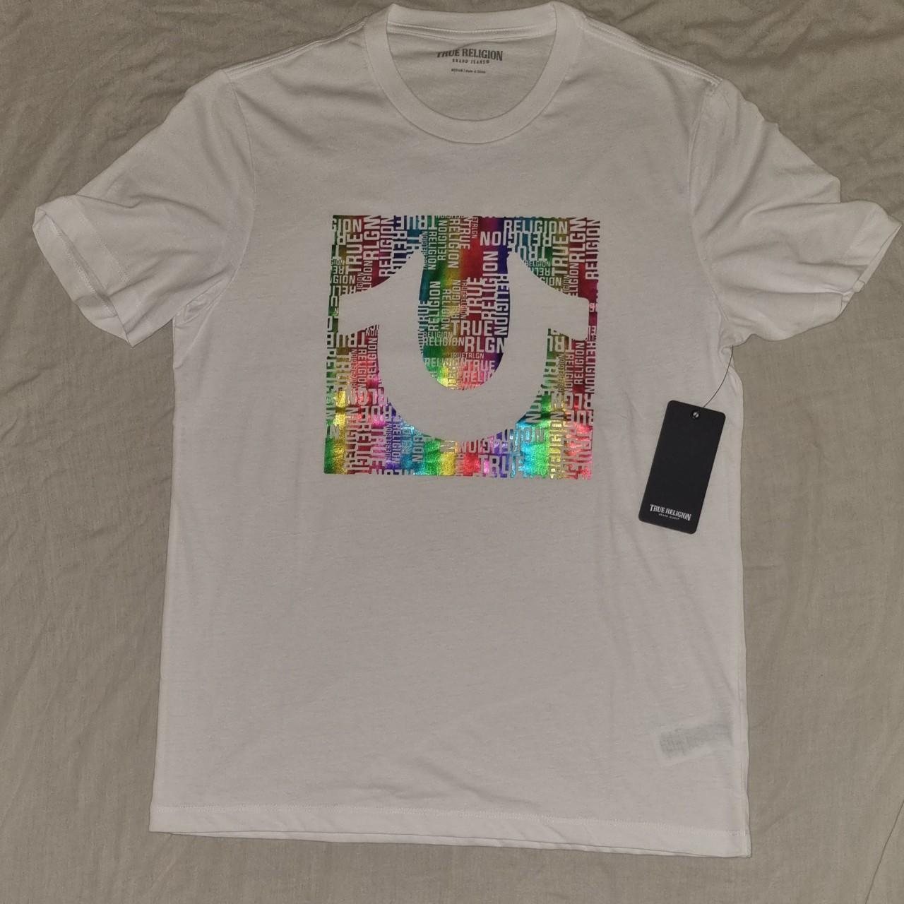 True Religion Men's multi T-shirt | Depop