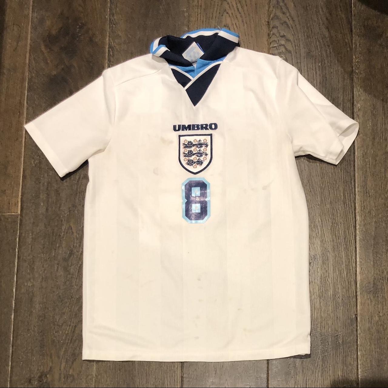 Men’s England shirt - Steven gerrard number 8 on the... - Depop