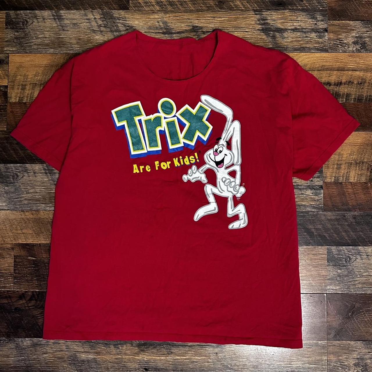 Rare Vintage 90s Trix Are For Kids Promo Tshirt... - Depop