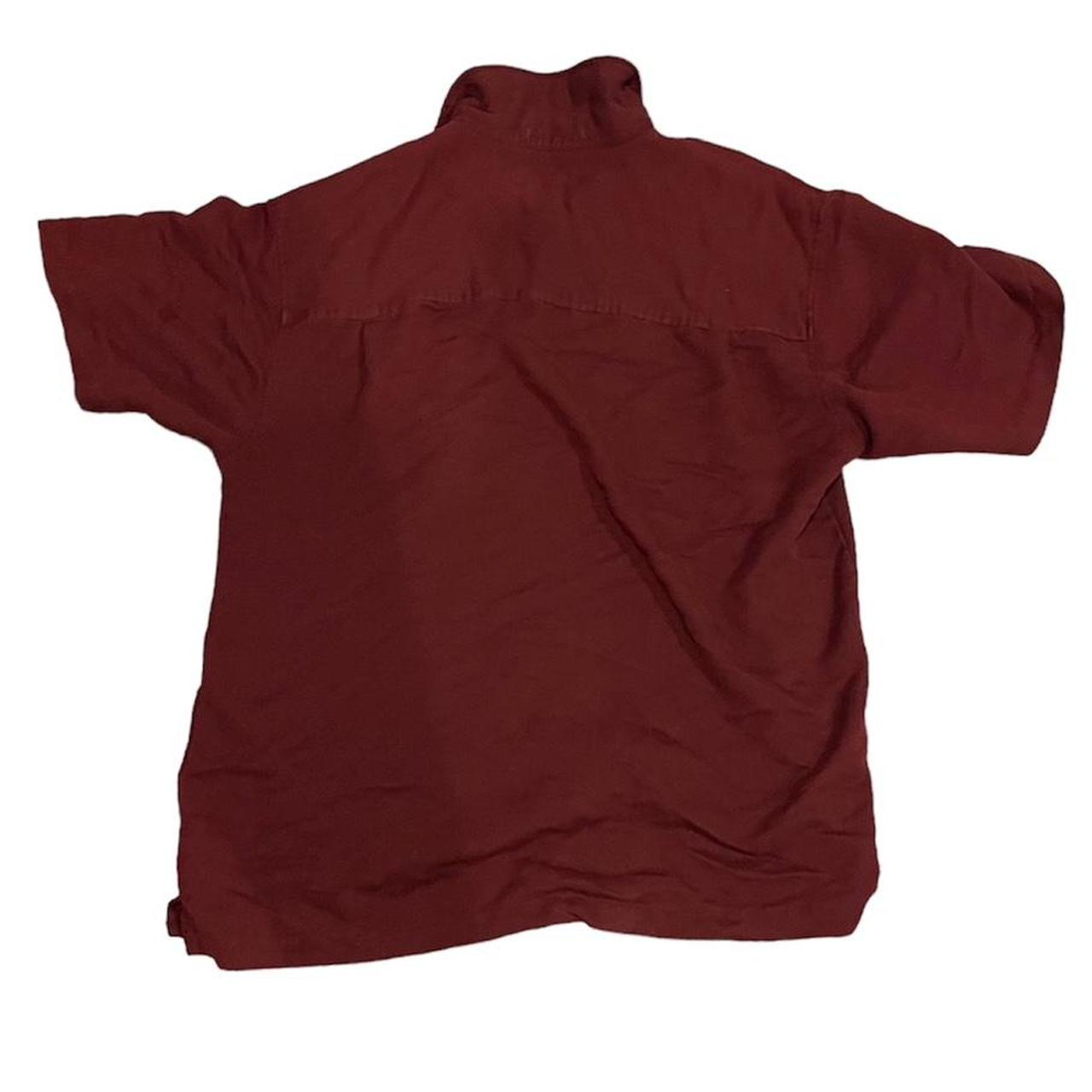 Eighty Eight Maroon Button up shirt Nice button up... - Depop