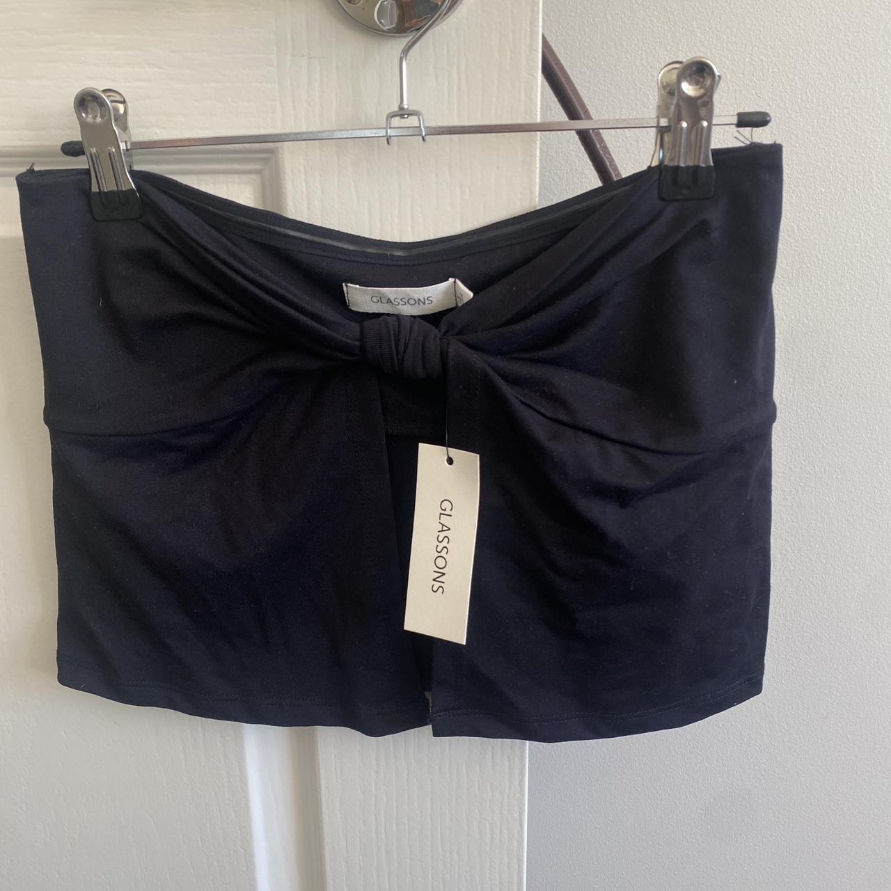 Glassons Supersoft Strapless Knot Split Front Top ... - Depop