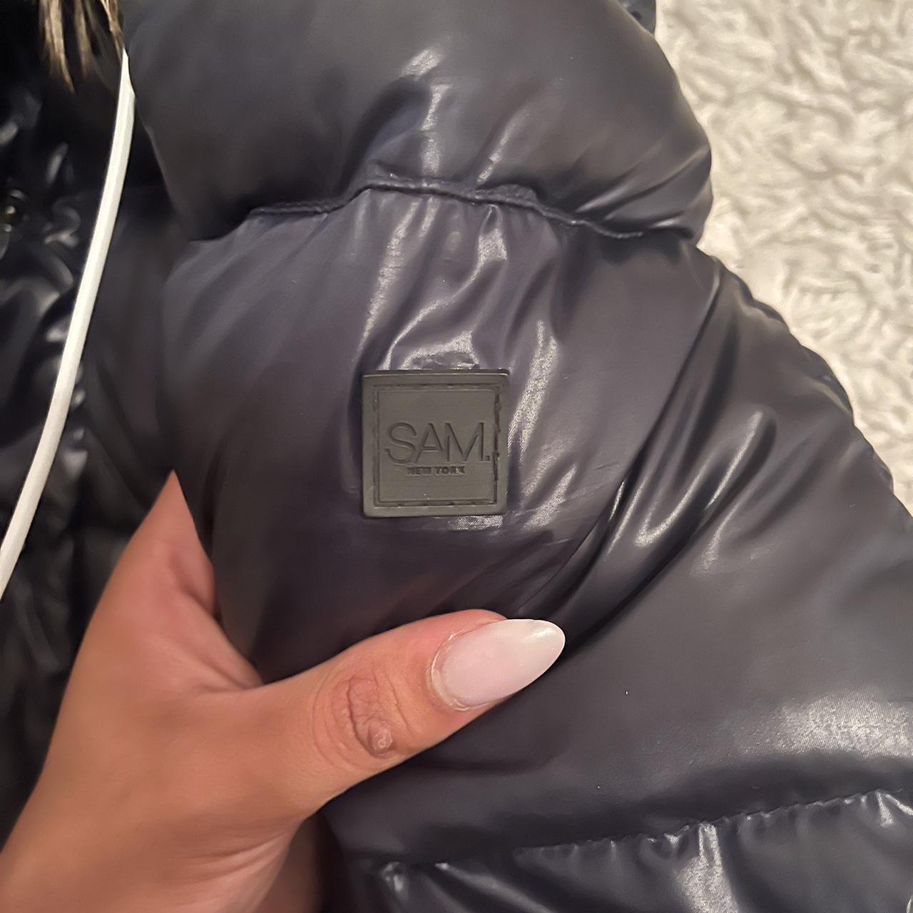 Authentic SAM coat - has a small tear on the left... - Depop