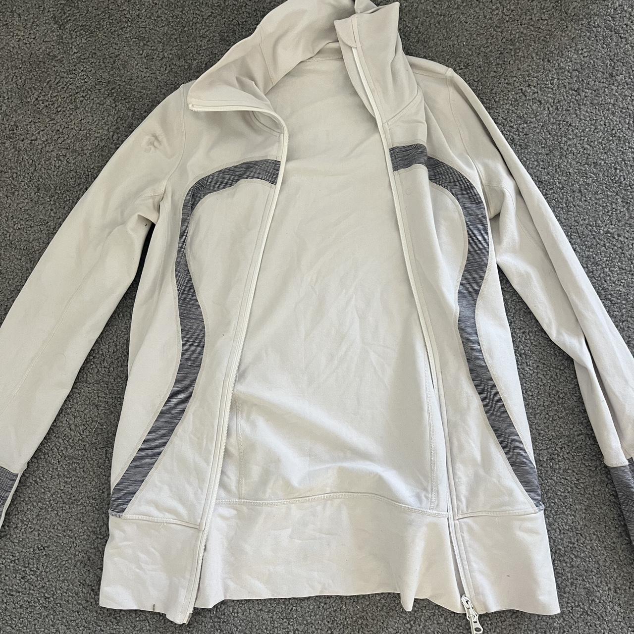 Lulu lemon jacket, well loved. There’s a few stains - Depop