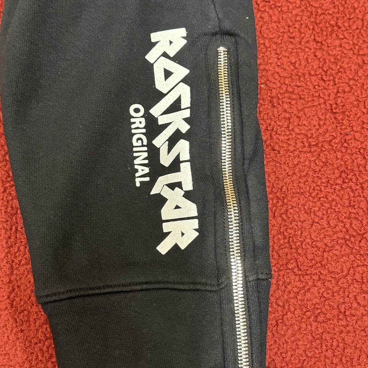 Rockstar 999 Puff Print Juice Wrld Jogging Pants.... - Depop