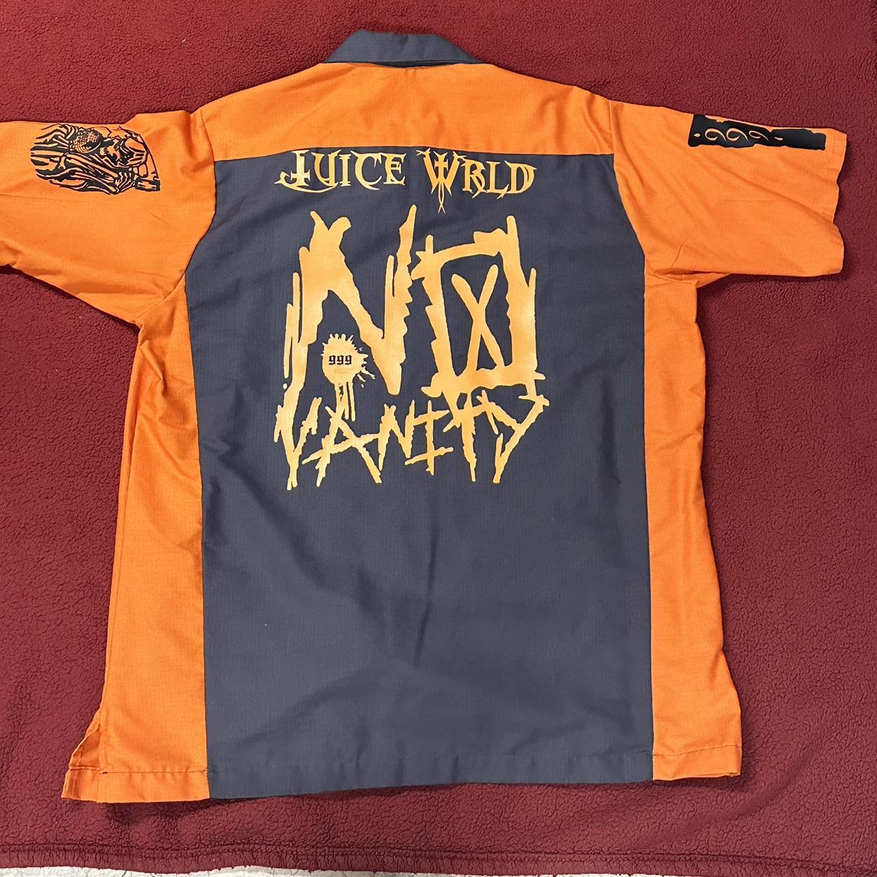 RedKap juice Wrld No Vanity 999 Orange work shirt.... - Depop