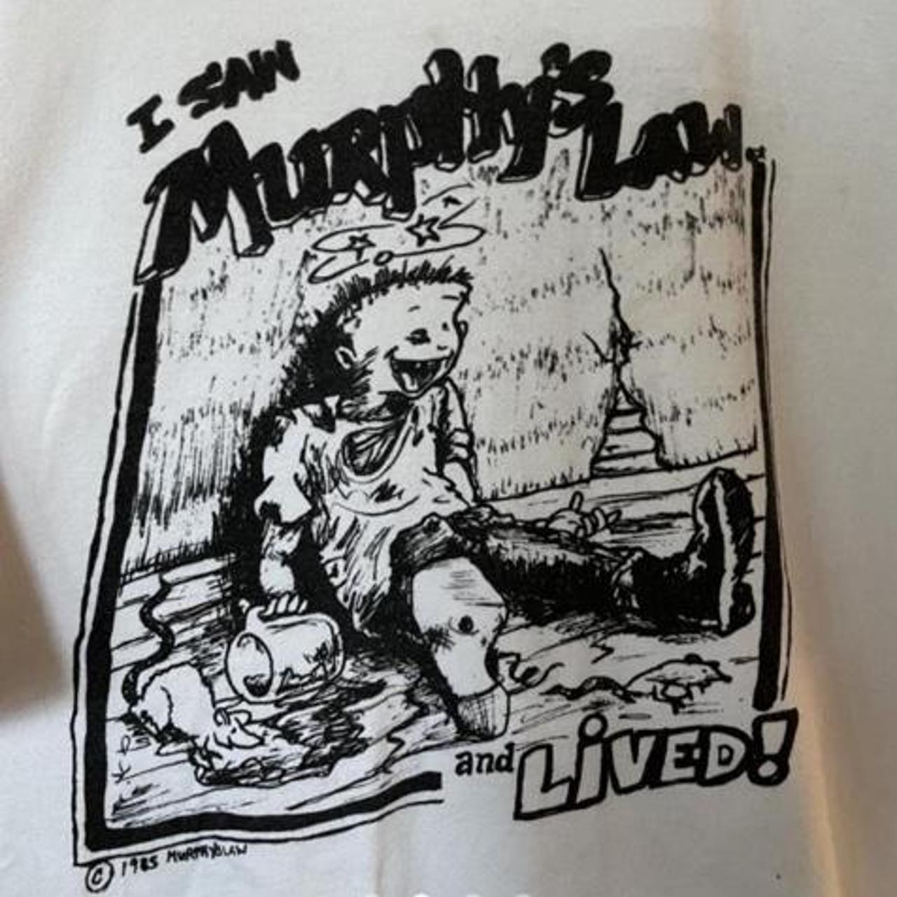 Vintage 90s I Saw Murphys Law and Lived... - Depop