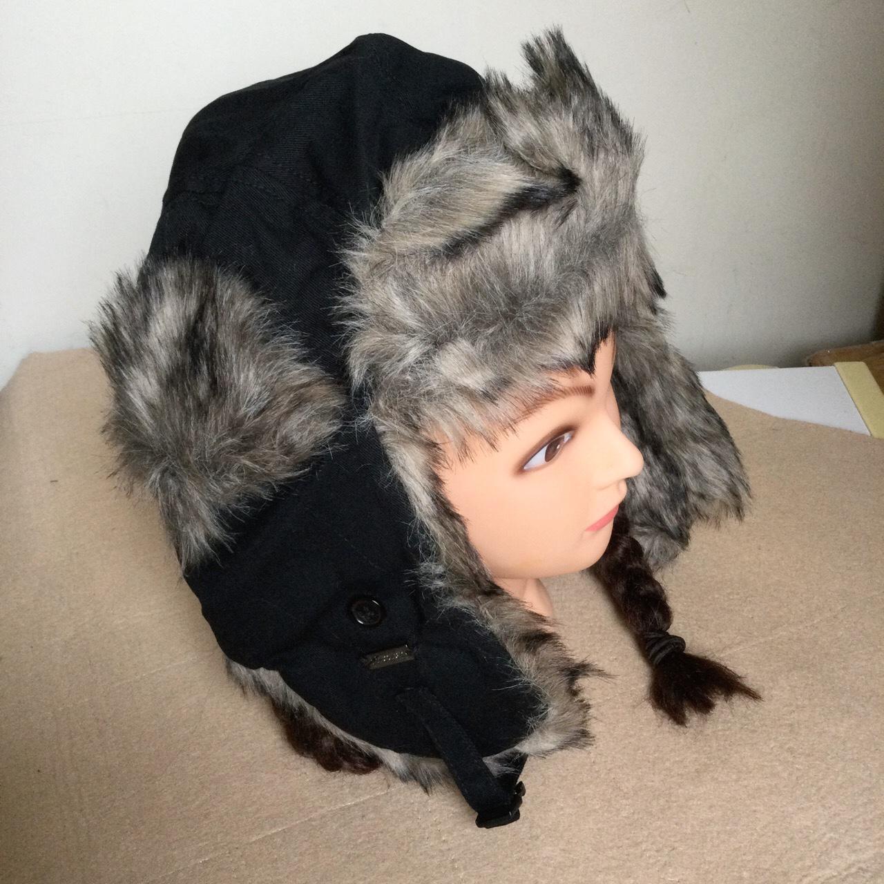 Firetrap unisex trapper hat, featuring adjustable... - Depop