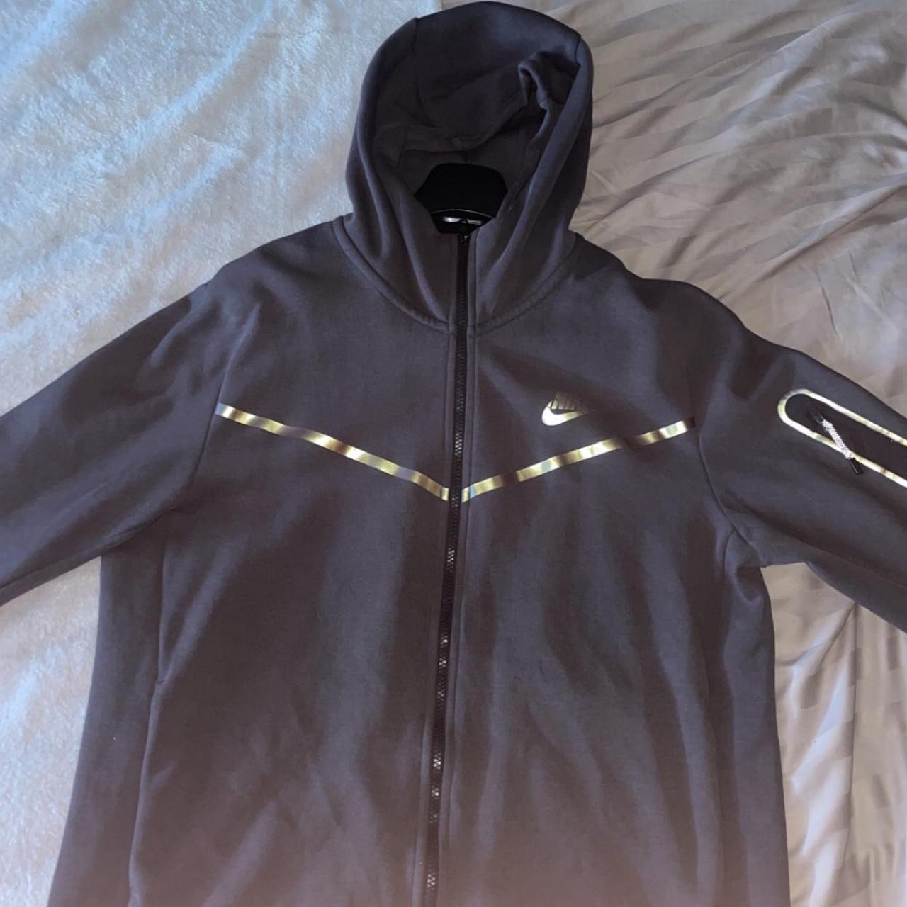 Nike tech fleece grey multi colour #tech... - Depop