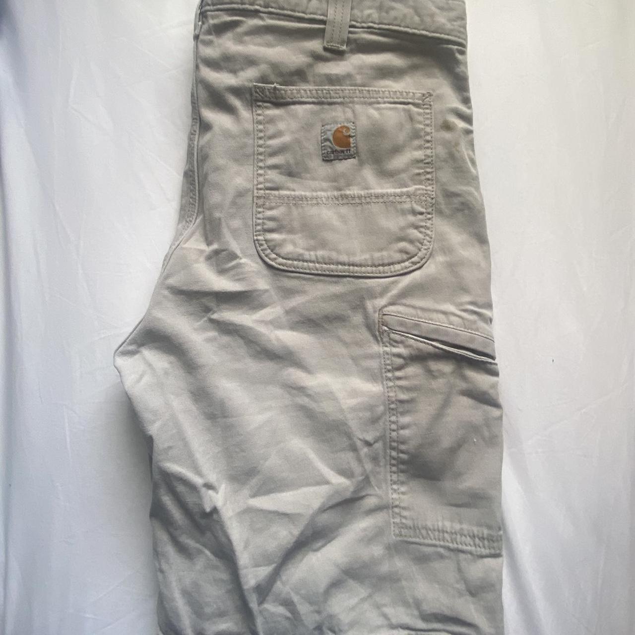 Carhartt baggy canvas work shorts All wear and... - Depop