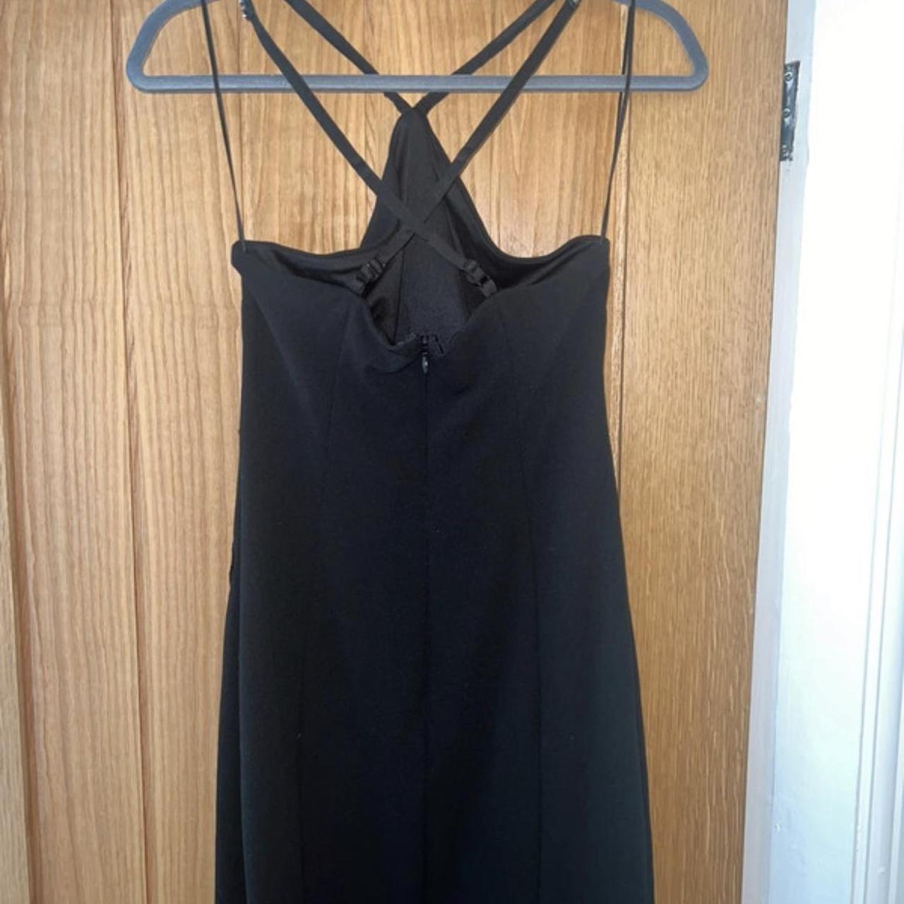 Chrishell embellished maxi dress Size 10 Black Worn... - Depop