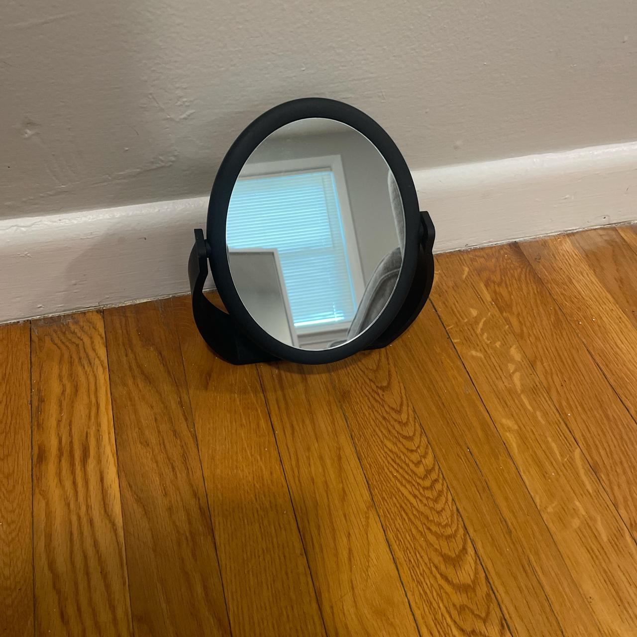 Black mirror with stand #homedecor | Depop