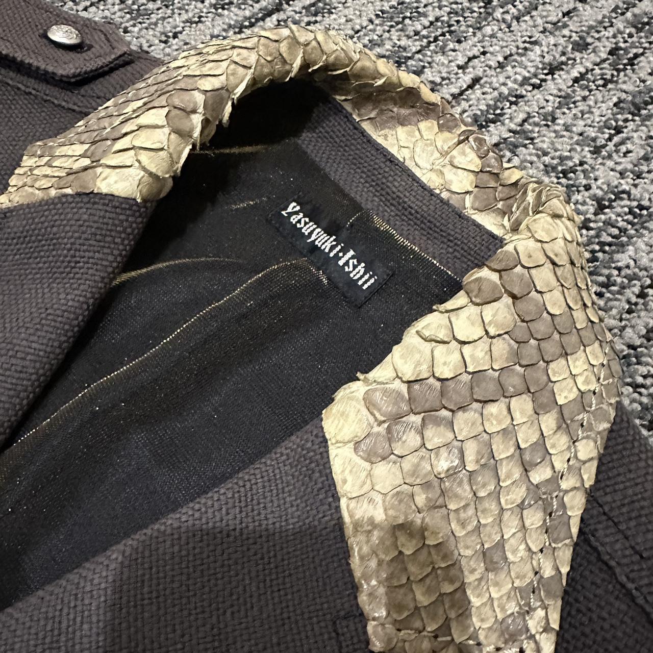 Yasuyuki ishii python jacket Super unique jacket... - Depop