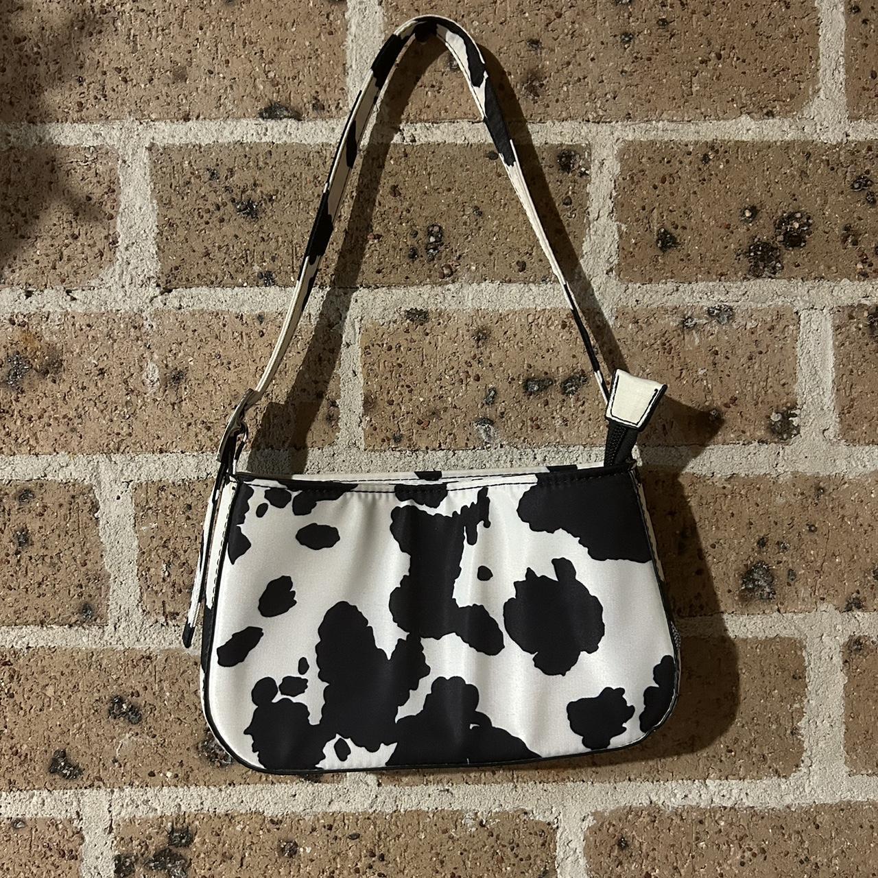 GLASSONS Cow Print Underarm Bag. Like new. #90s... - Depop