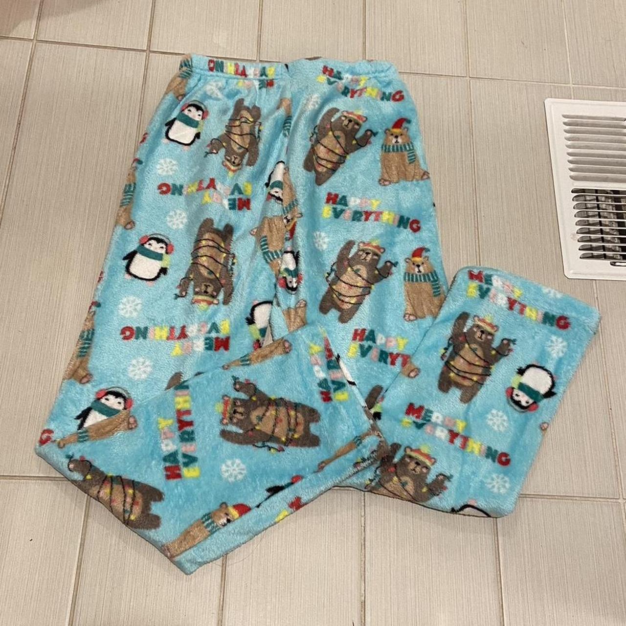 size small fuzzy pajama pants #comfy # pajamas #pants - Depop
