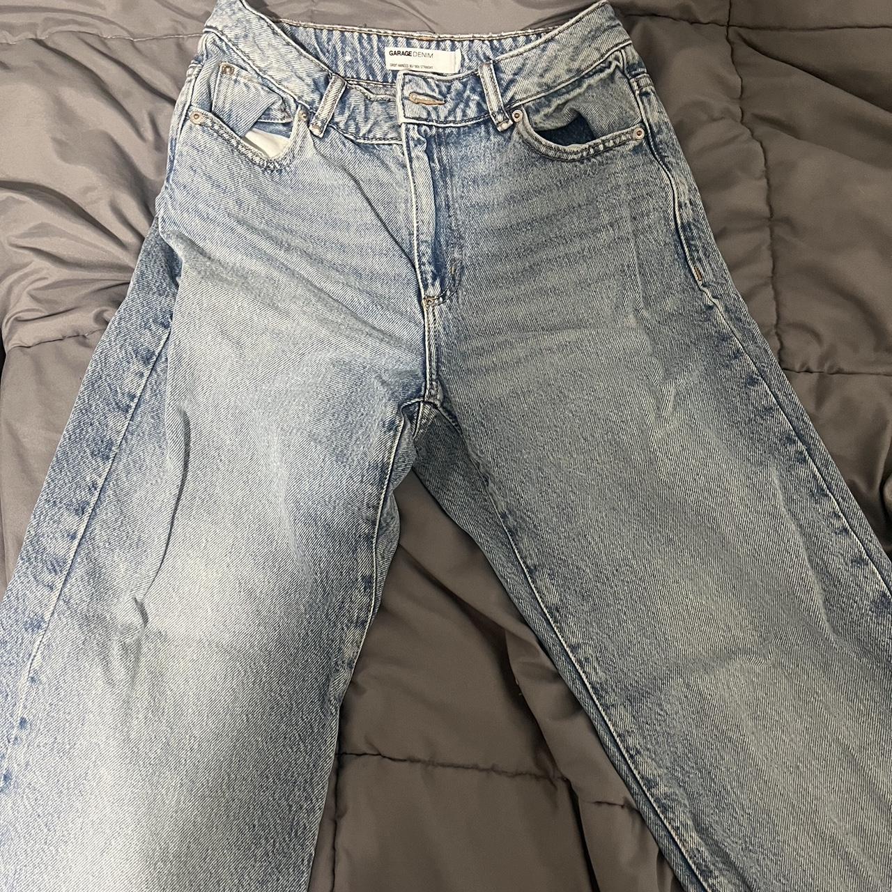 Garage Jeans Straight leg NWOT - Depop