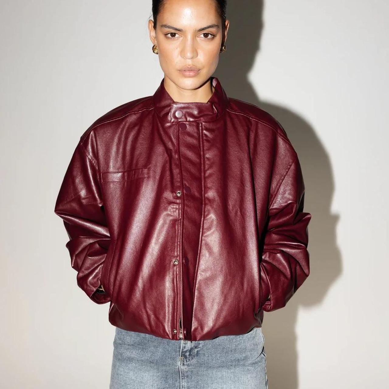 Charcoal Clothing Isaiah Jacket (plum) size M/L... | Depop