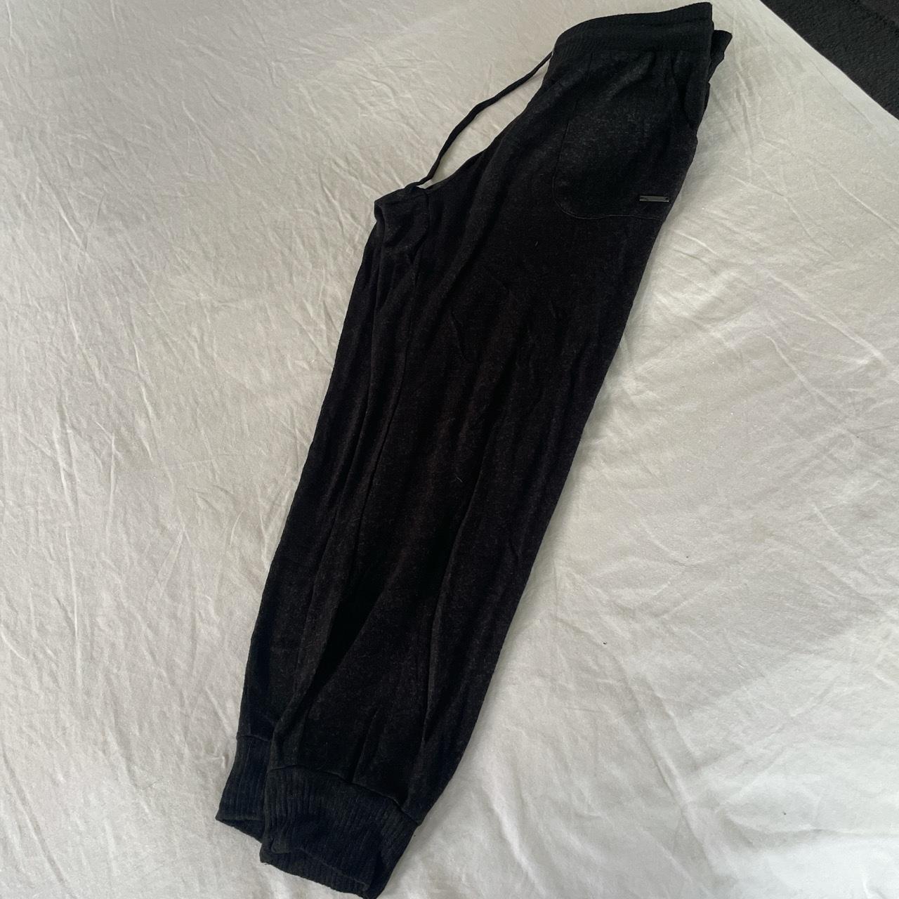 Decjuba D-Luxe Basics Tracksuit Pants Black with a... - Depop
