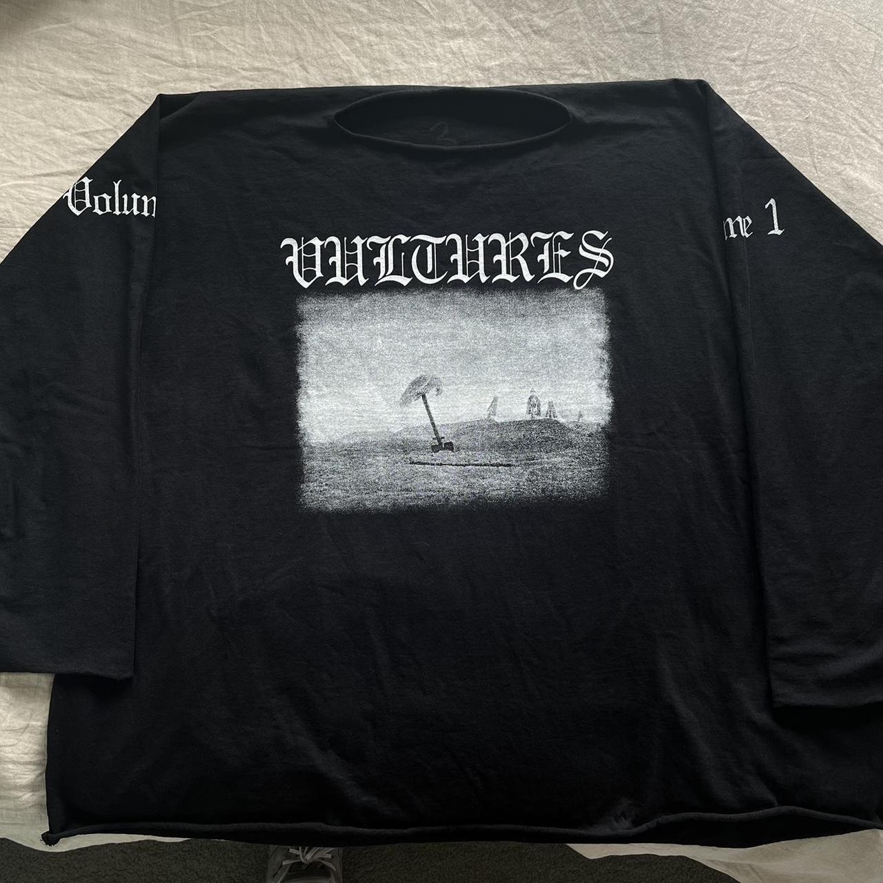 Kanye West / Ye / YZY Supply Vultures 1 LS Black... - Depop