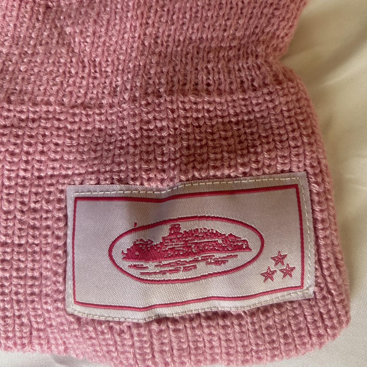 corteiz CRTZ pink balaclava ski mask never worn,... - Depop