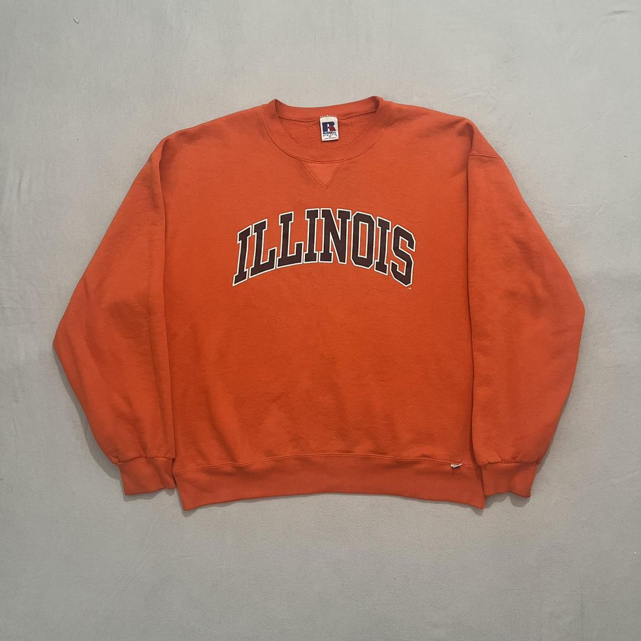 🚨Vintage Russell Illinois Crewneck🚨 Super sick... - Depop