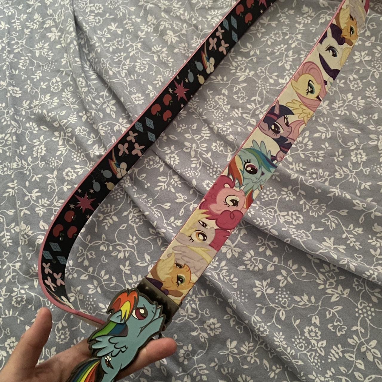 My little pony reversable belt w rainbow dash belt... | Depop