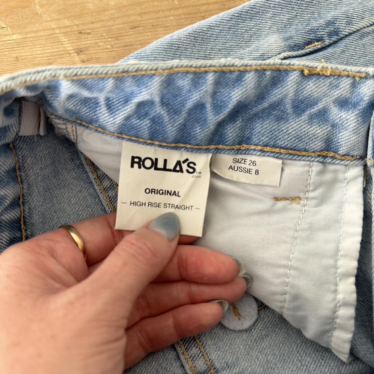 Rolla's Women's Blue Jeans | Depop