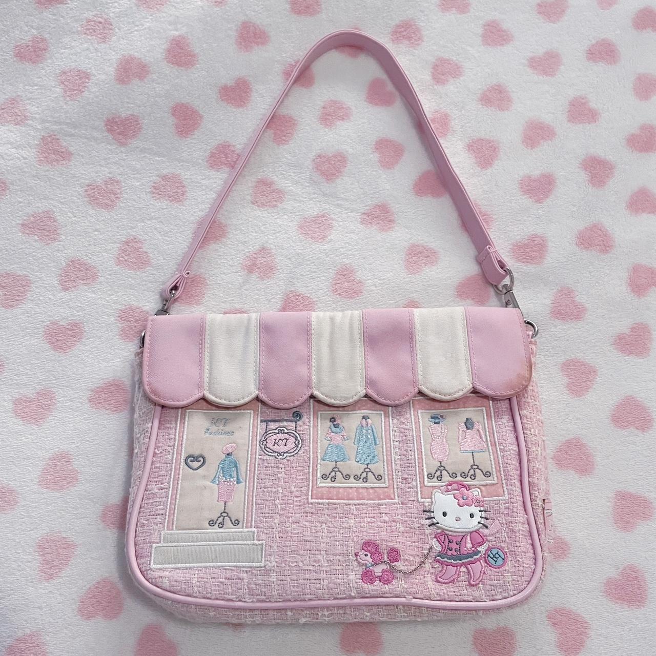 Hello Kitty Tweed Poodle Purse UP FOR TRADE... - Depop