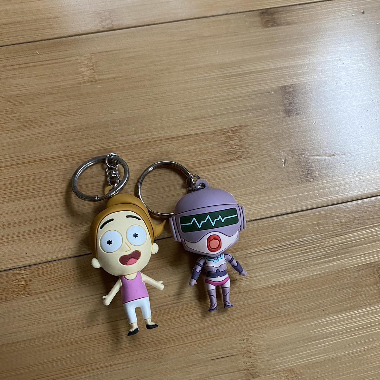 Rick and Morty key chains - Depop