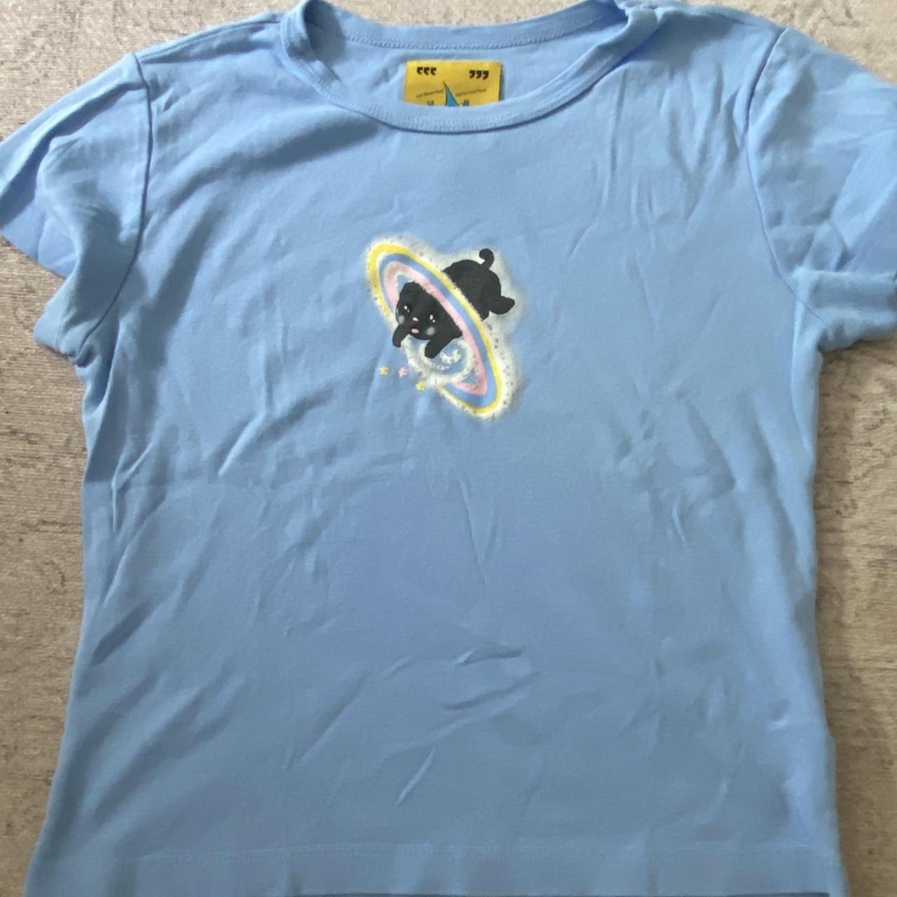 UNIF blue graphic baby tree in great condition,... - Depop