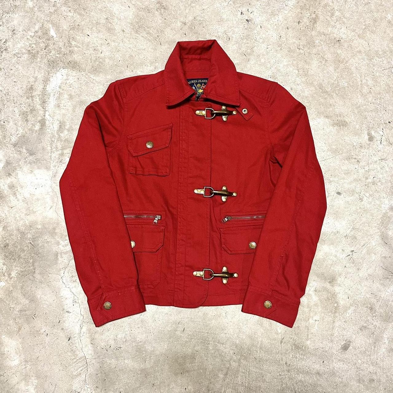 Ralph Lauren Red Fireman’s Coat Amazing fit with... - Depop
