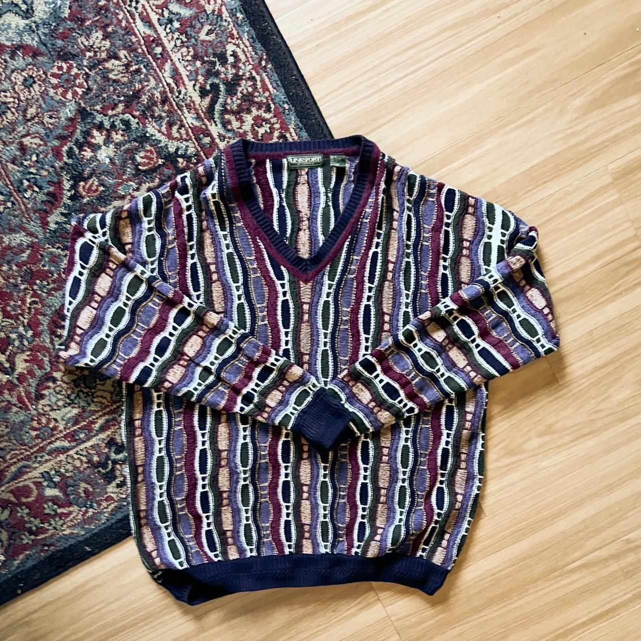 COOGI STYLE SWEATER VINTAGE 3D Knit Colorful... - Depop
