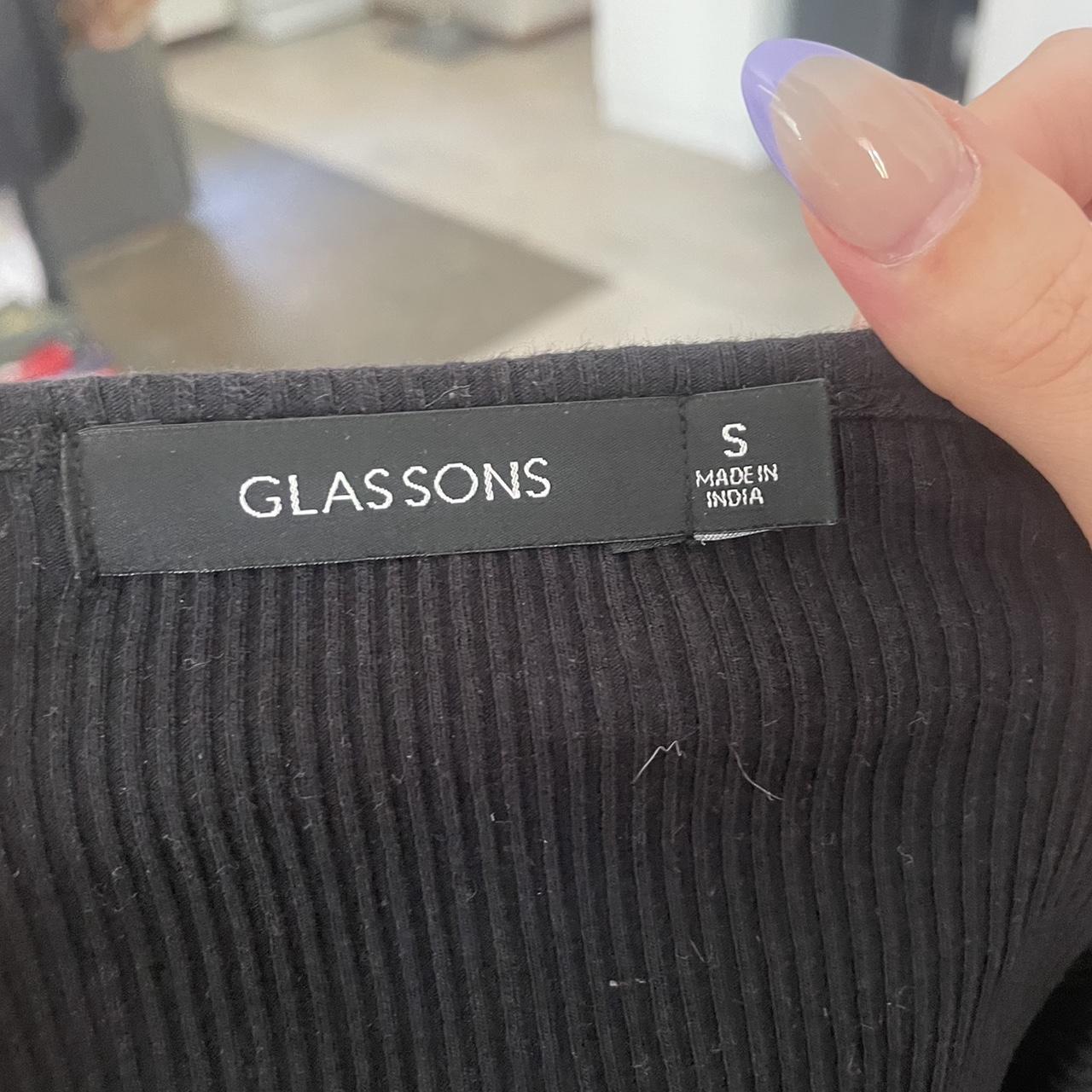 Glassons cropped, backless long sleeve top. Super... - Depop