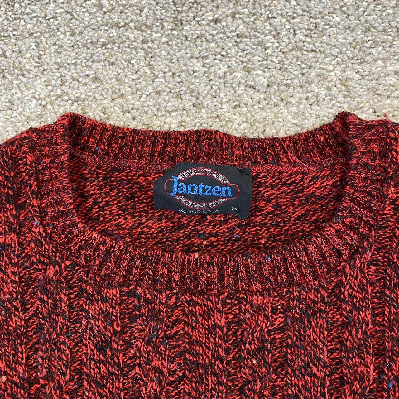 Vintage Jantzen Wool Knit Sweater Sz M. Good... - Depop
