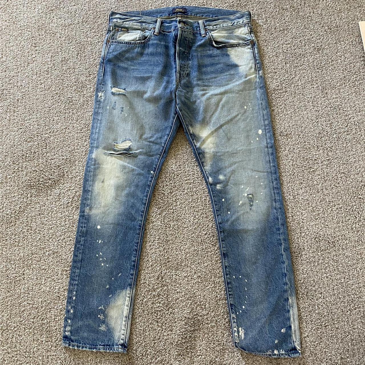 Polo Painters Jeans Polo Ralph Lauren distressed... - Depop