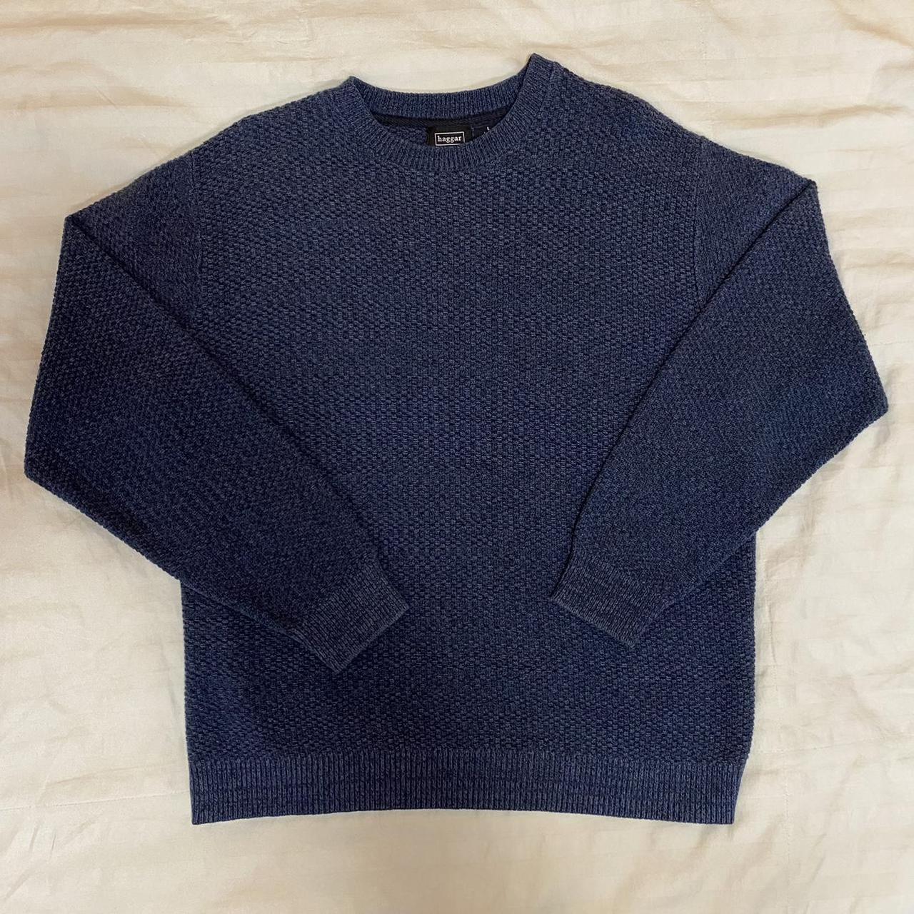 Gorgeous dark blue haggar sweater Thin and light... - Depop