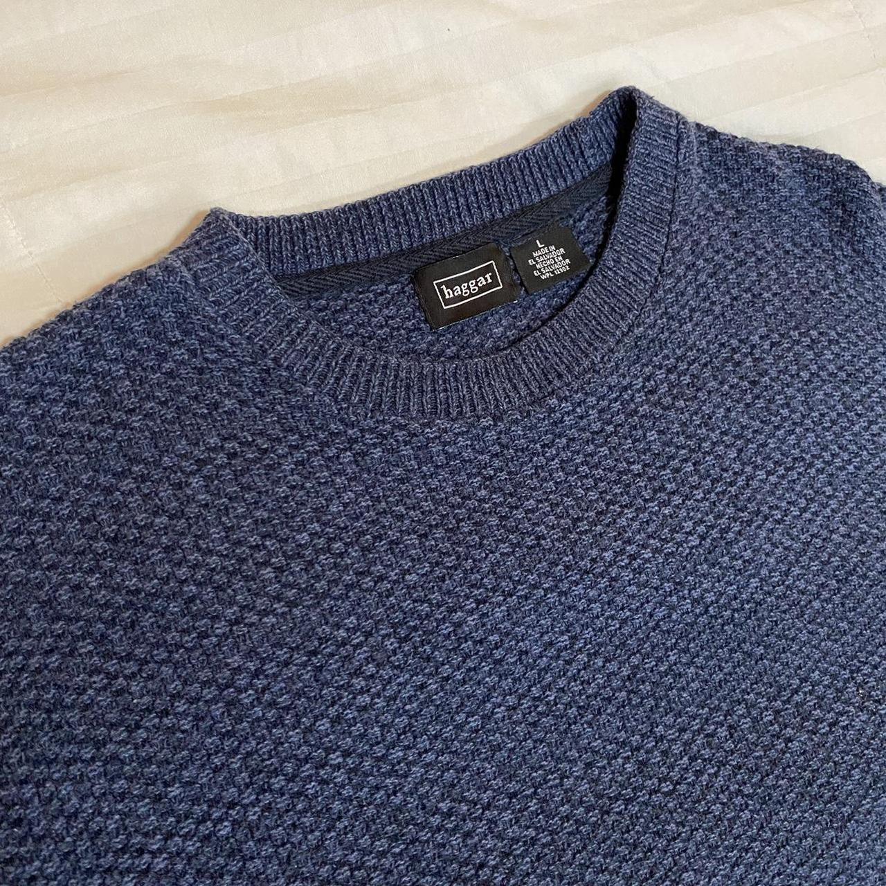 Gorgeous dark blue haggar sweater Thin and light... - Depop